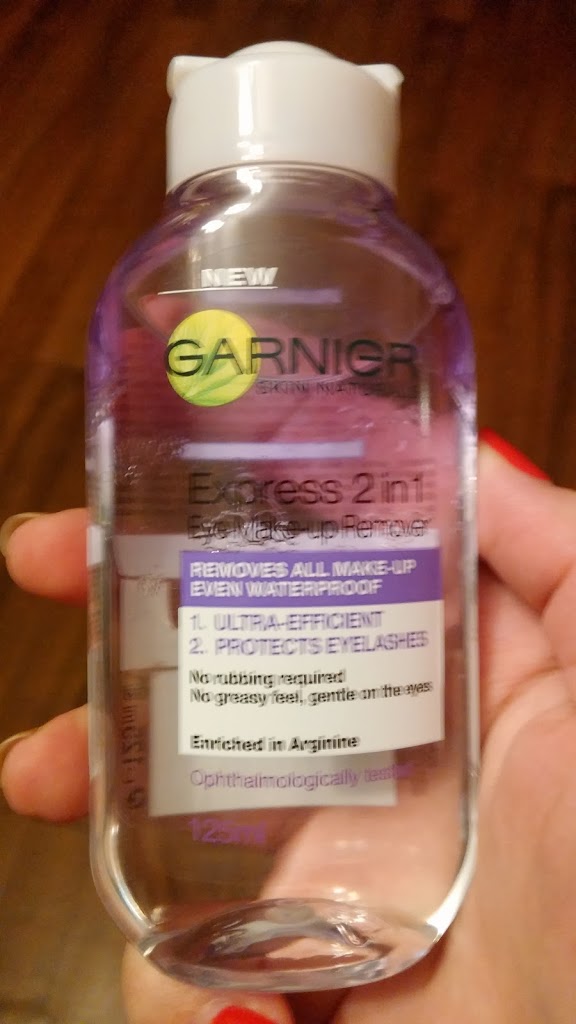 Garnier Express 2 in 1 Eye Make-Up Remover si Garmier Micellar ...